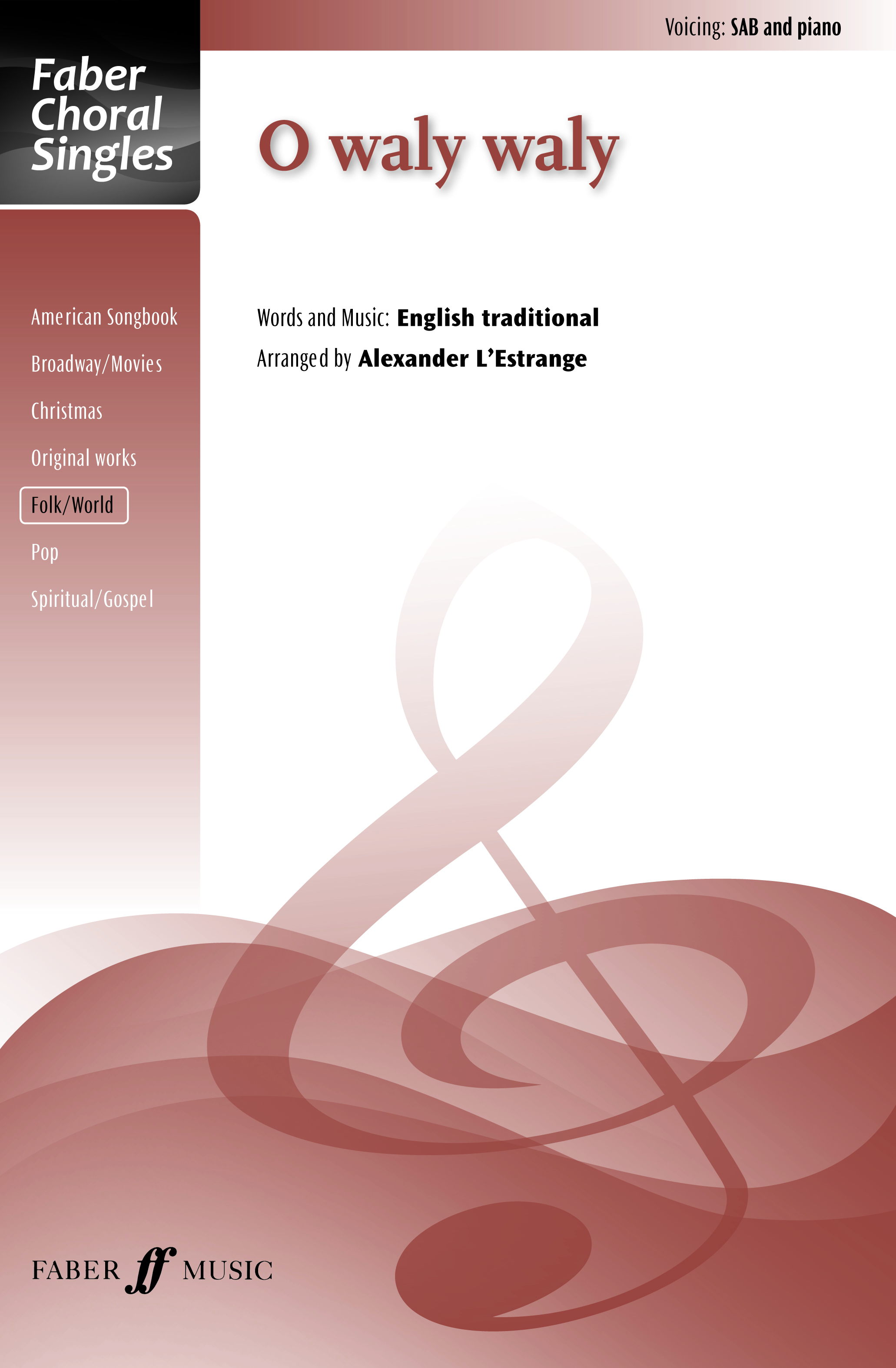 O Waly Waly (SA/Men) | Faber Music