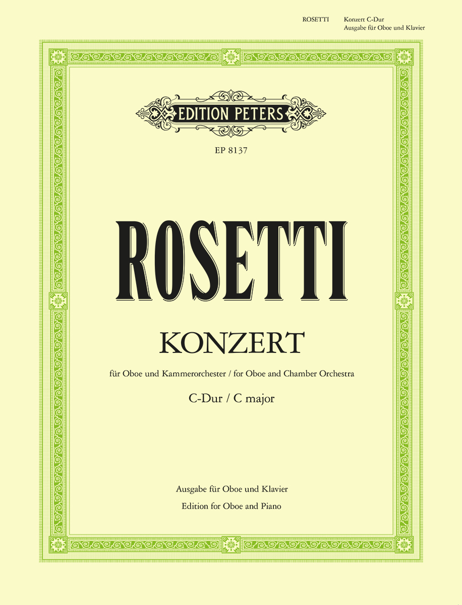 Rosetti Oboe Concerto in C | Faber Music