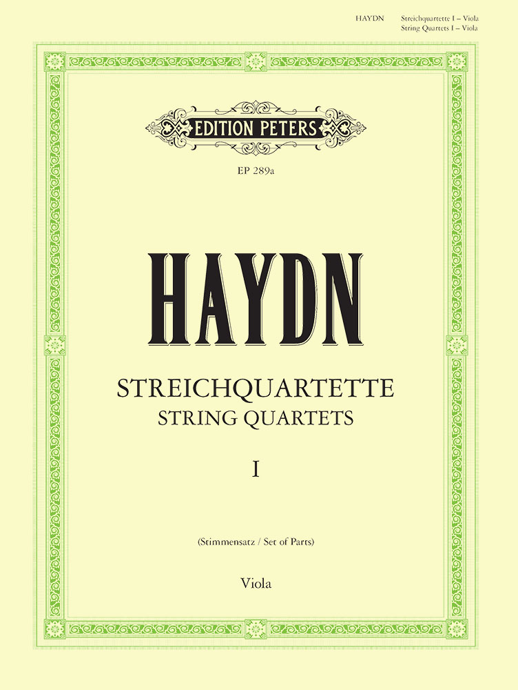 Haydn String Quartets, complete Vol.1 | Faber Music
