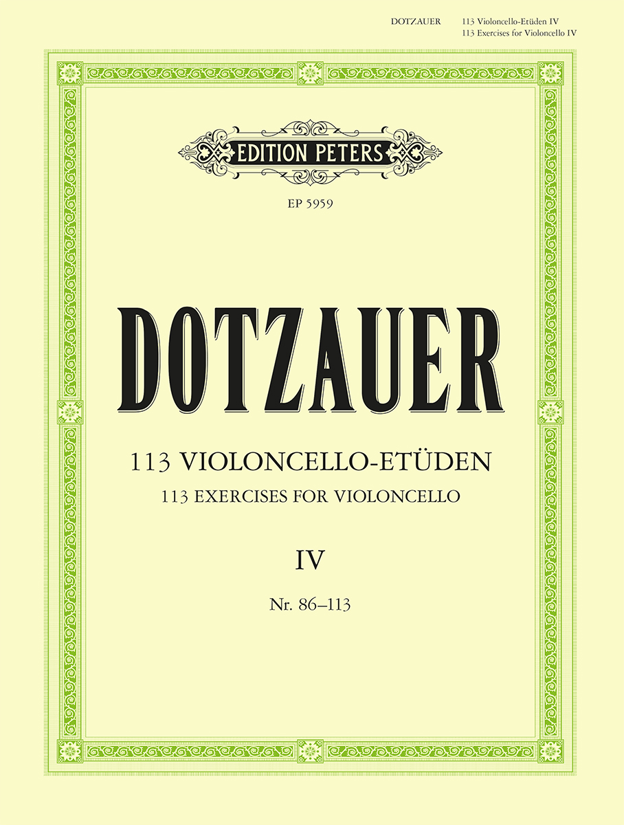 Dotzauer 113 Exercises Vol.4 | Faber Music