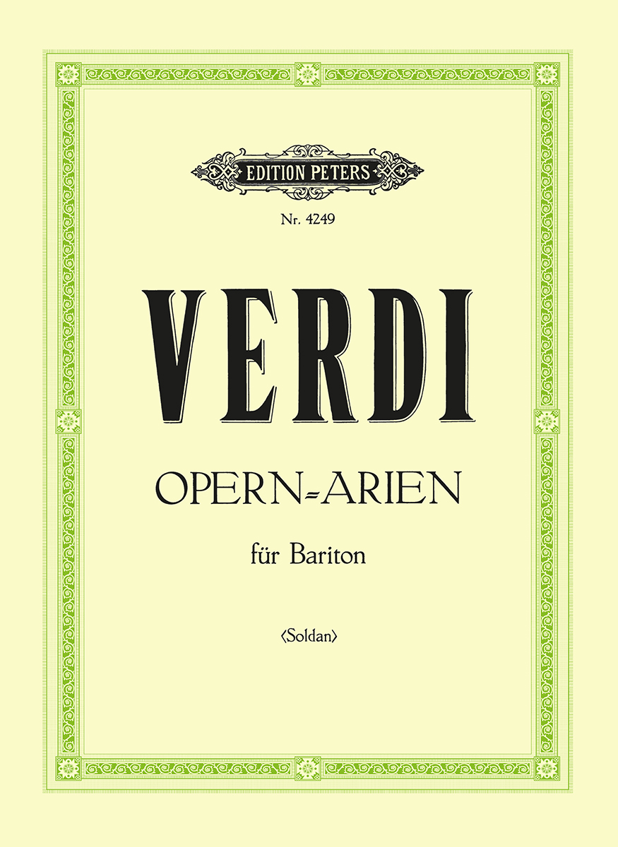 Verdi 20 Baritone Arias | Faber Music