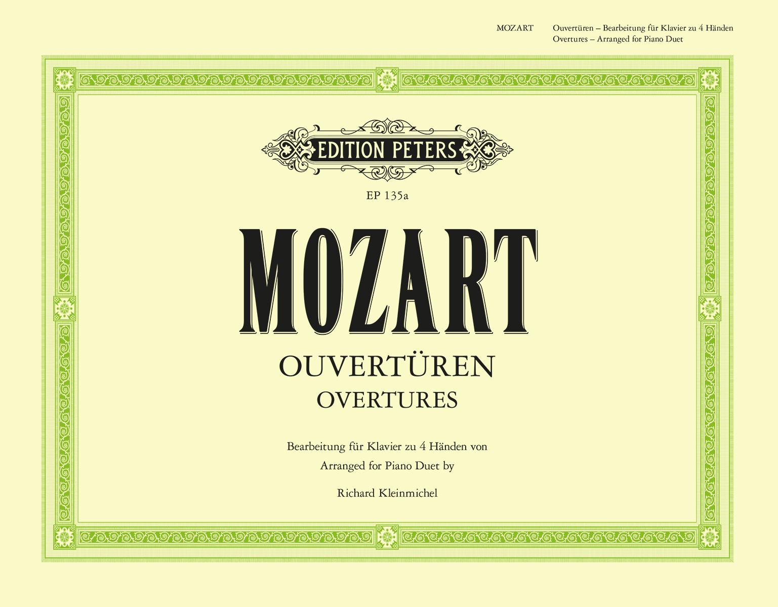 Mozart Overtures | Faber Music
