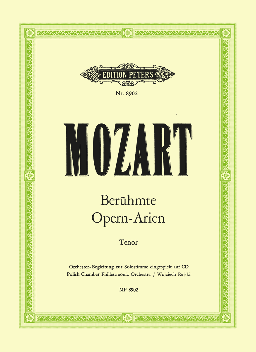 Mozart Famous Opera Arias for Tenor | Faber Music