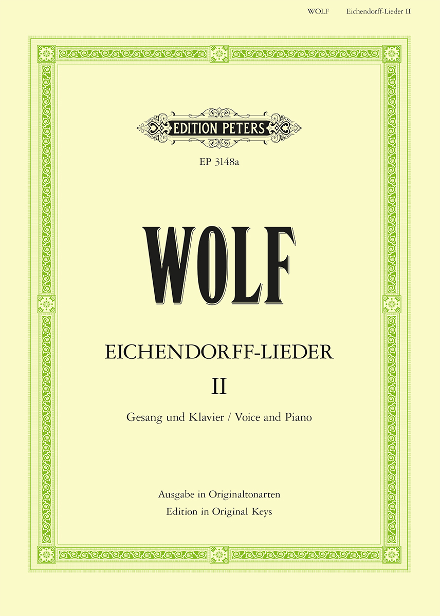 Hugo Wolf Eichendorff-Lieder: 20 Songs Vol.2 | Faber Music