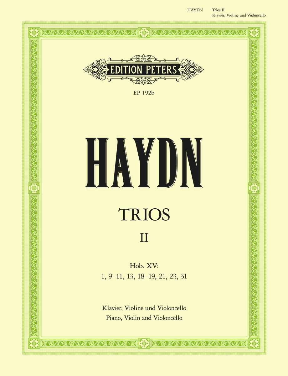 Haydn Piano Trios, complete Vol.2 | Faber Music