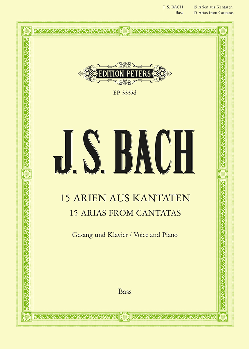 Bach 15 Bass Arias from Cantatas | Faber Music