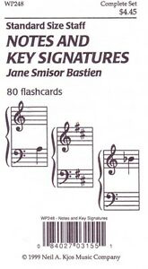 Notes and Key Signatures: 80 Flashcards | Faber Music
