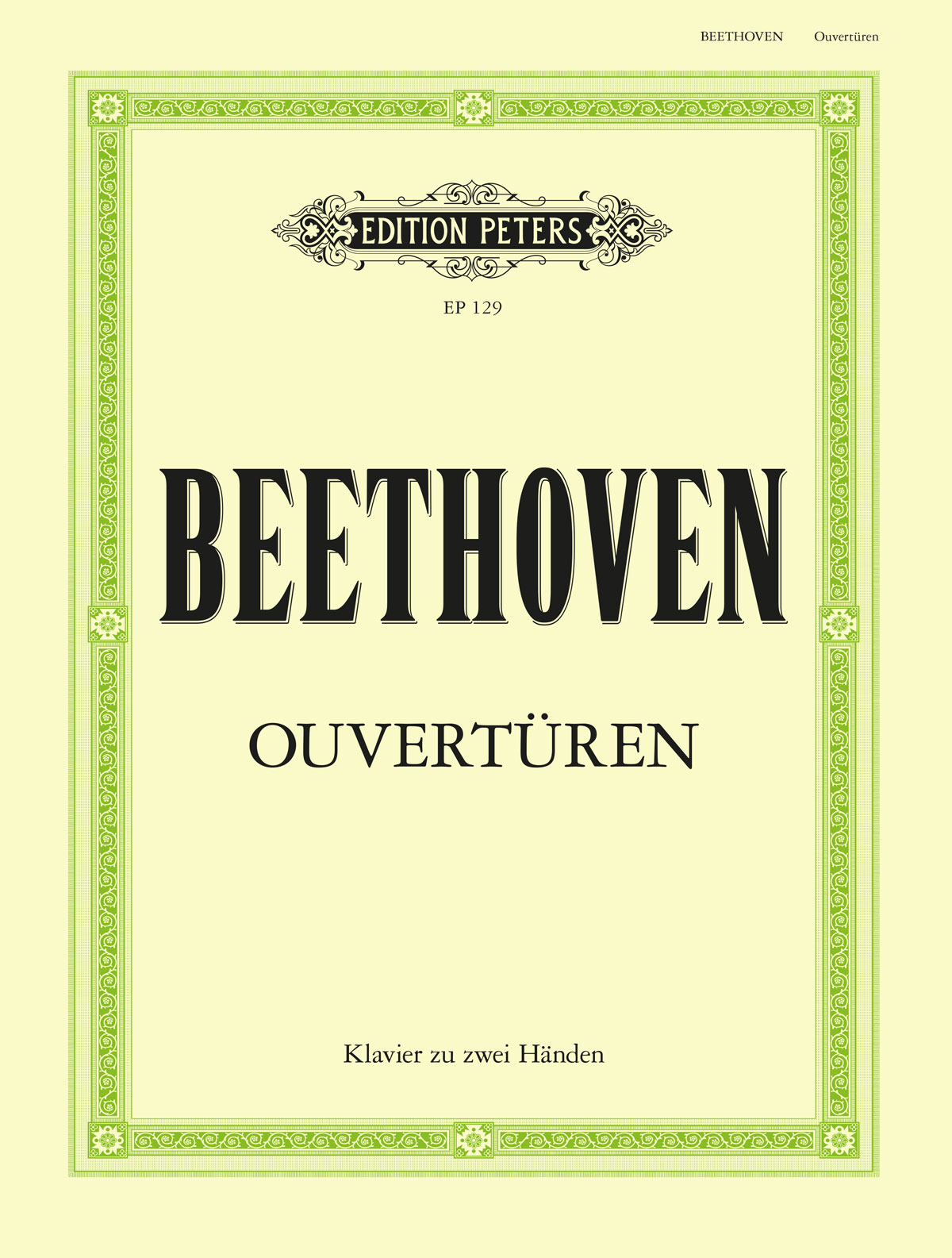 Overtures, Ludwig van Beethoven | Faber Music