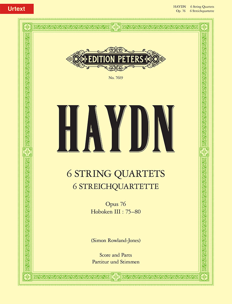 Haydn 6 String Quartets Op.76 (Full Score & Parts) | Faber Music