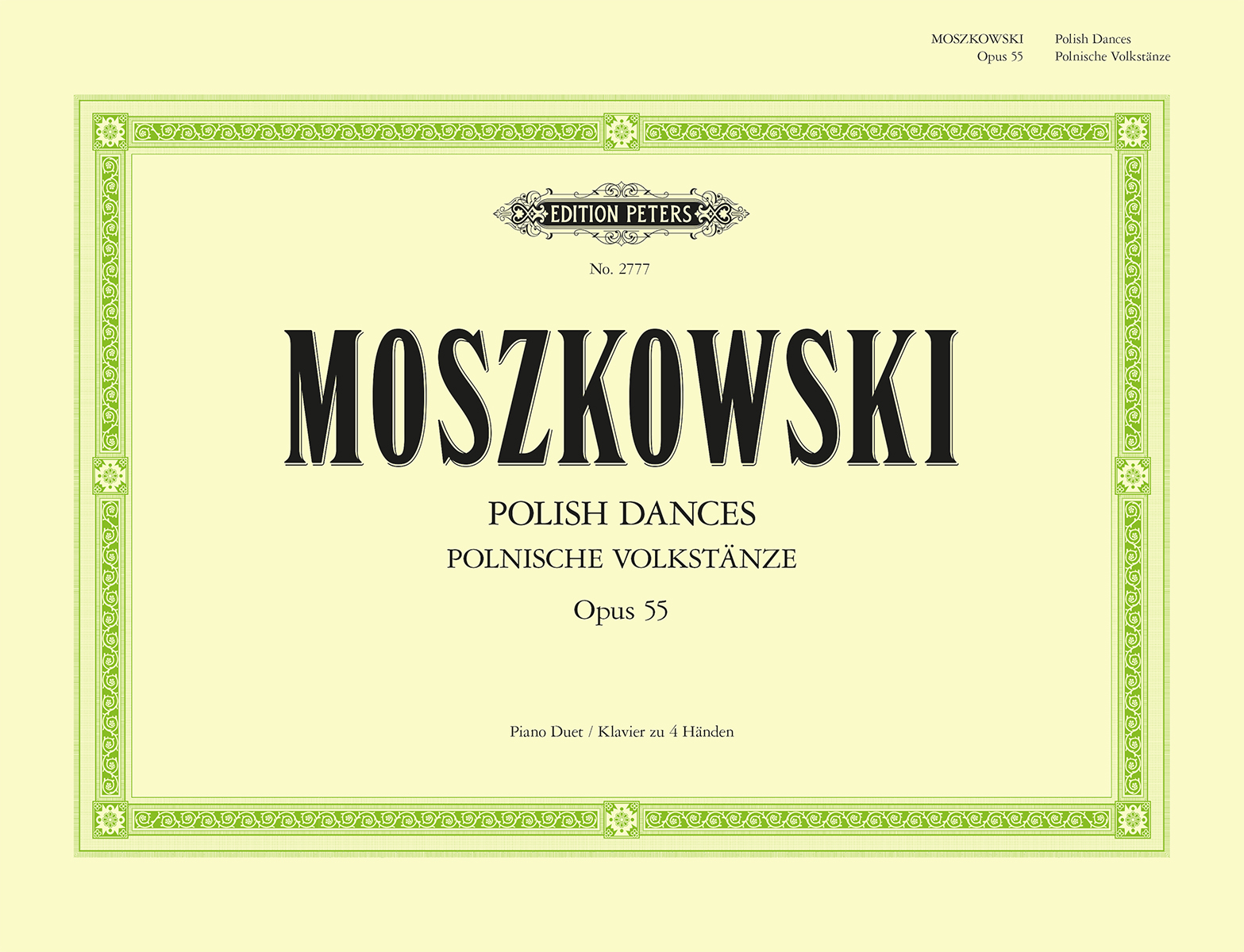 Moszkowski Polish Dances Op.55 | Faber Music
